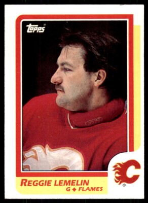 1986-87 Topps Reggie Lemelin . Calgary Flames #102 | eBay