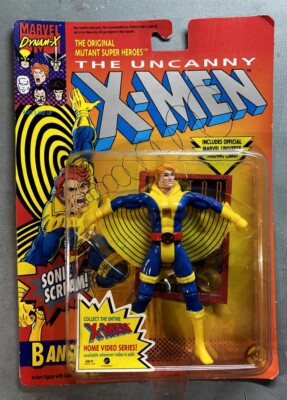 1992 TOY BIZ UNCANNY X-MEN SONIC SCREAM BANSHEE with TRADING CARD - MOC ...