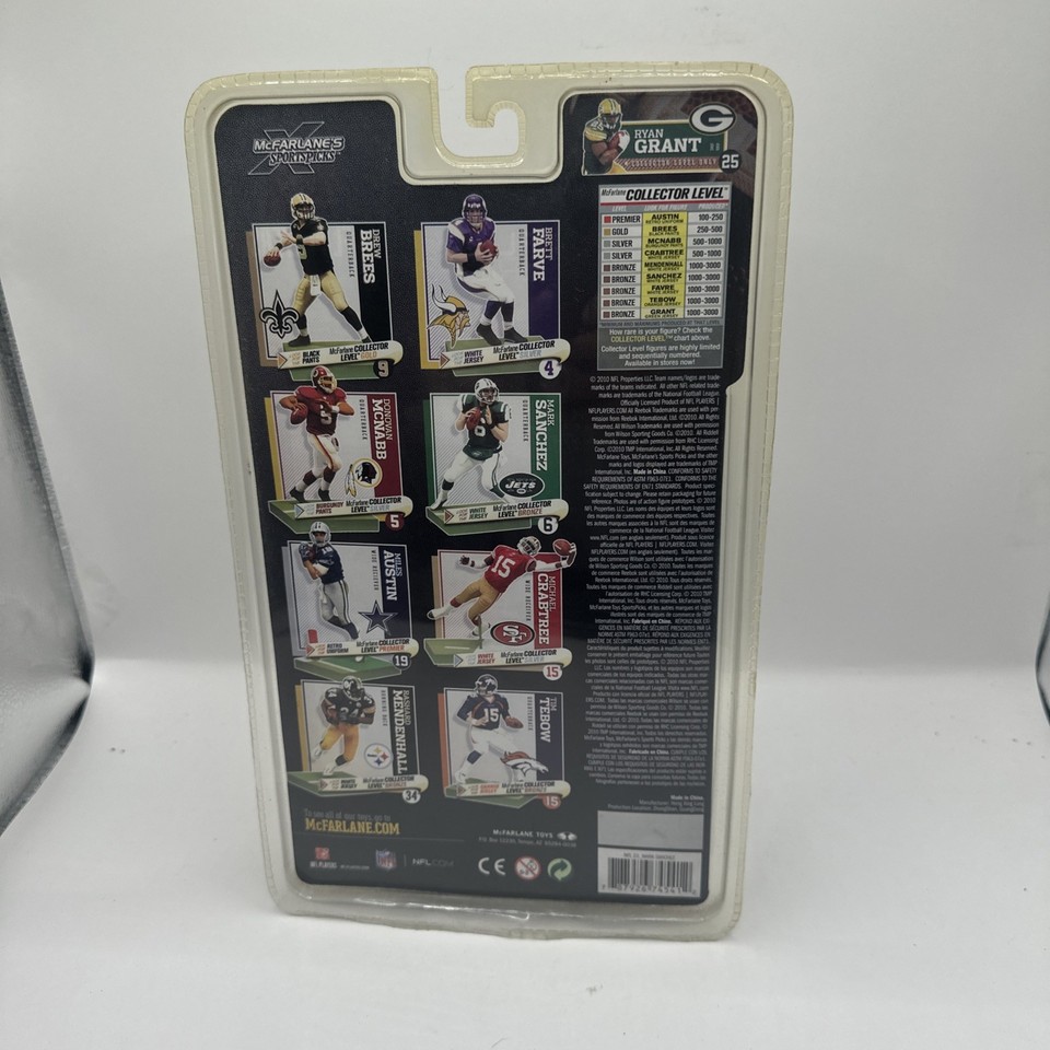 McFarlane NFL Elite Series 23 Mark Sanchez New York Jets Bronze 1511/ ...