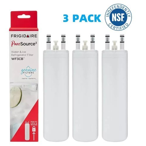 3 PACK Sealed Frigdaire WF3CB PureSource 3 Refrigerator Water Filter ...