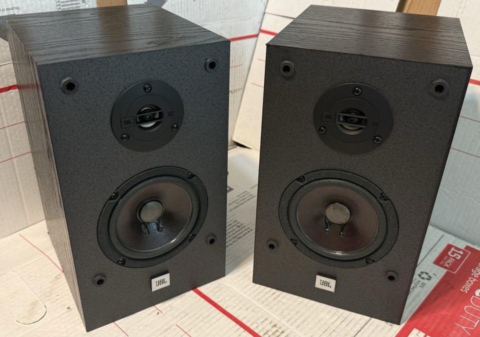 JBL G100 HIGH FIDELITY BOOKSHELF SPEAKERS PAIR G 100 HiFi -MADE IN USA ...