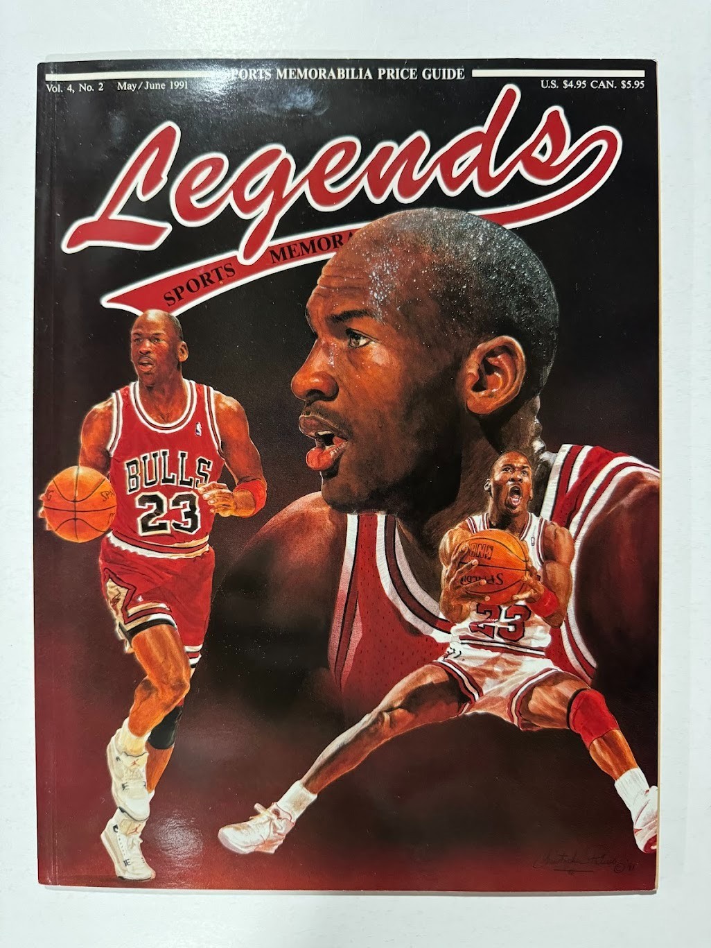Legends Sports Memorabilia Price Guide Vol 4 #2 MICHAEL JORDAN May June ...
