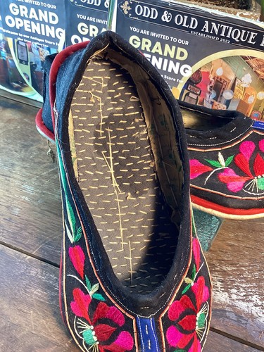 Chinese Miao Hmong Colorful Embroidered Shoes Slippers Women’s US Size ...