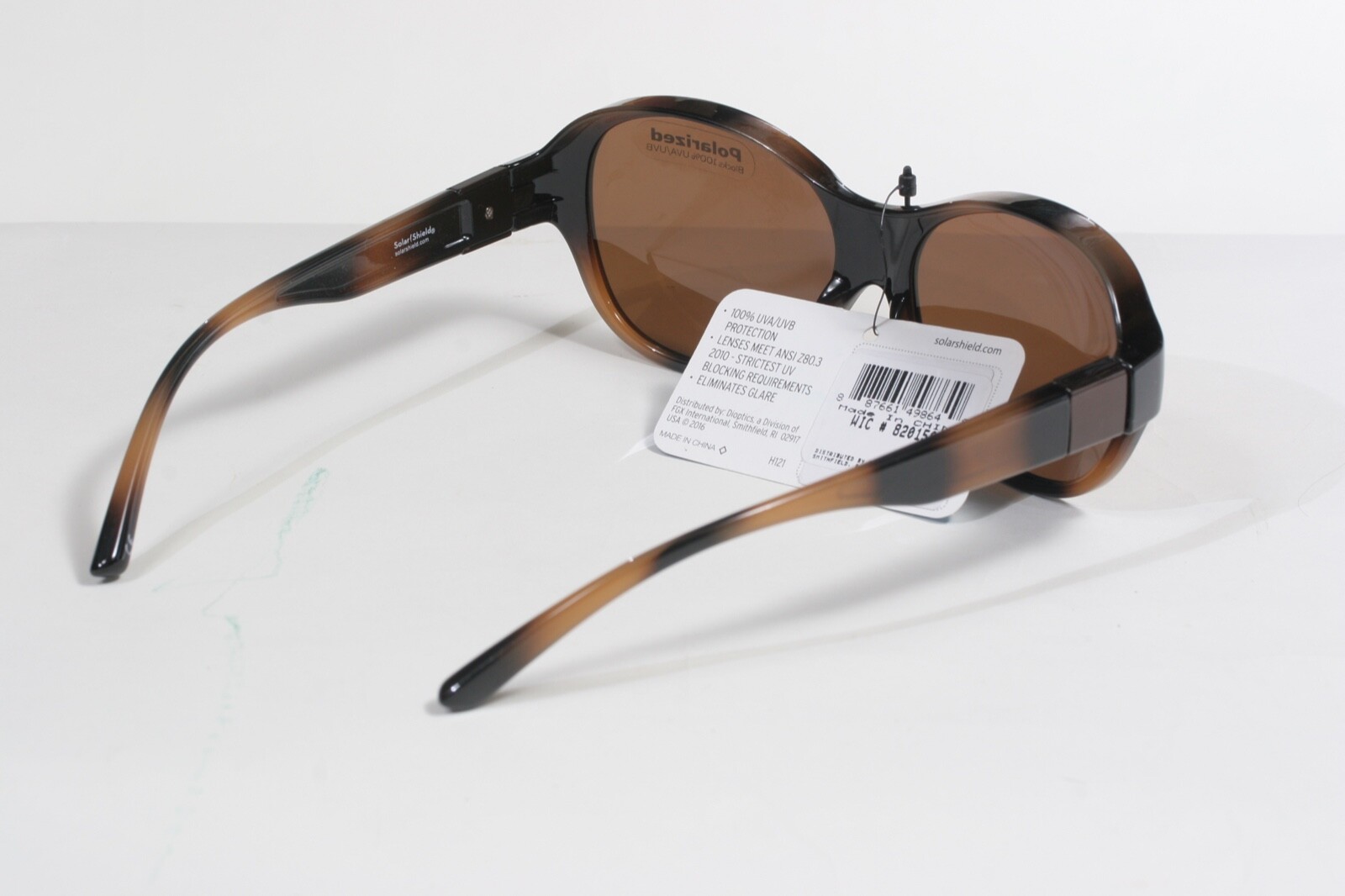 New women's Solar Shield fashion polarized put/ fits over sunglasses ...