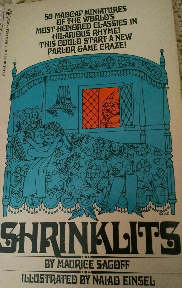 Shrinklits by Maurice Sagoff Bantam S7421 Dec 1972 Naiad Einsel 50 Mini ...