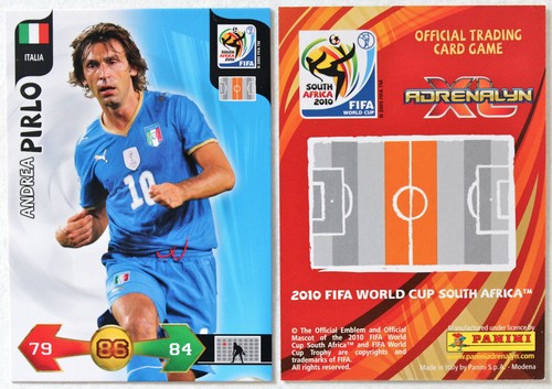 Panini Adrenalyn XL Andrea Pirlo Base Card World Cup WM South Africa ...