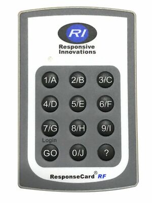Responsive Innovations, Turning Technologies ResponseCard RF RCRF-01 ...