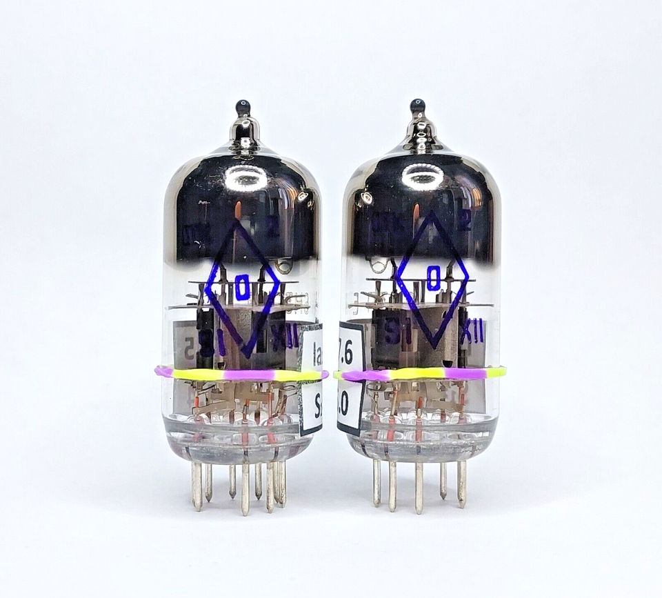 US Stock! 6N3P-E 6N3 (6Н3П-Е) (6385 ECC42) MATCHED PAIR (2pcs) TUBES ...