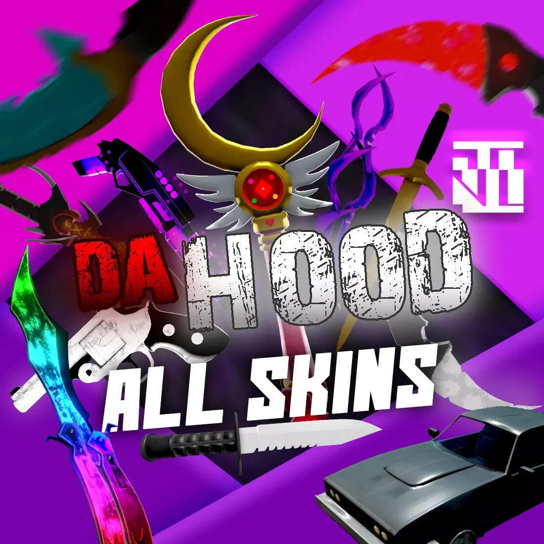 🤑ROBLOX: ALL DA HOOD SKINS AND KNIFES | eBay