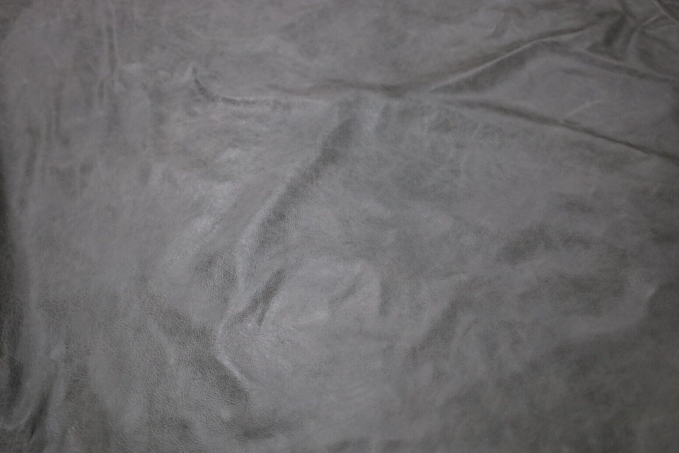 Steel Gray Leather Hide Upholstery Whole Full Cow Hide 50 SQFT | eBay