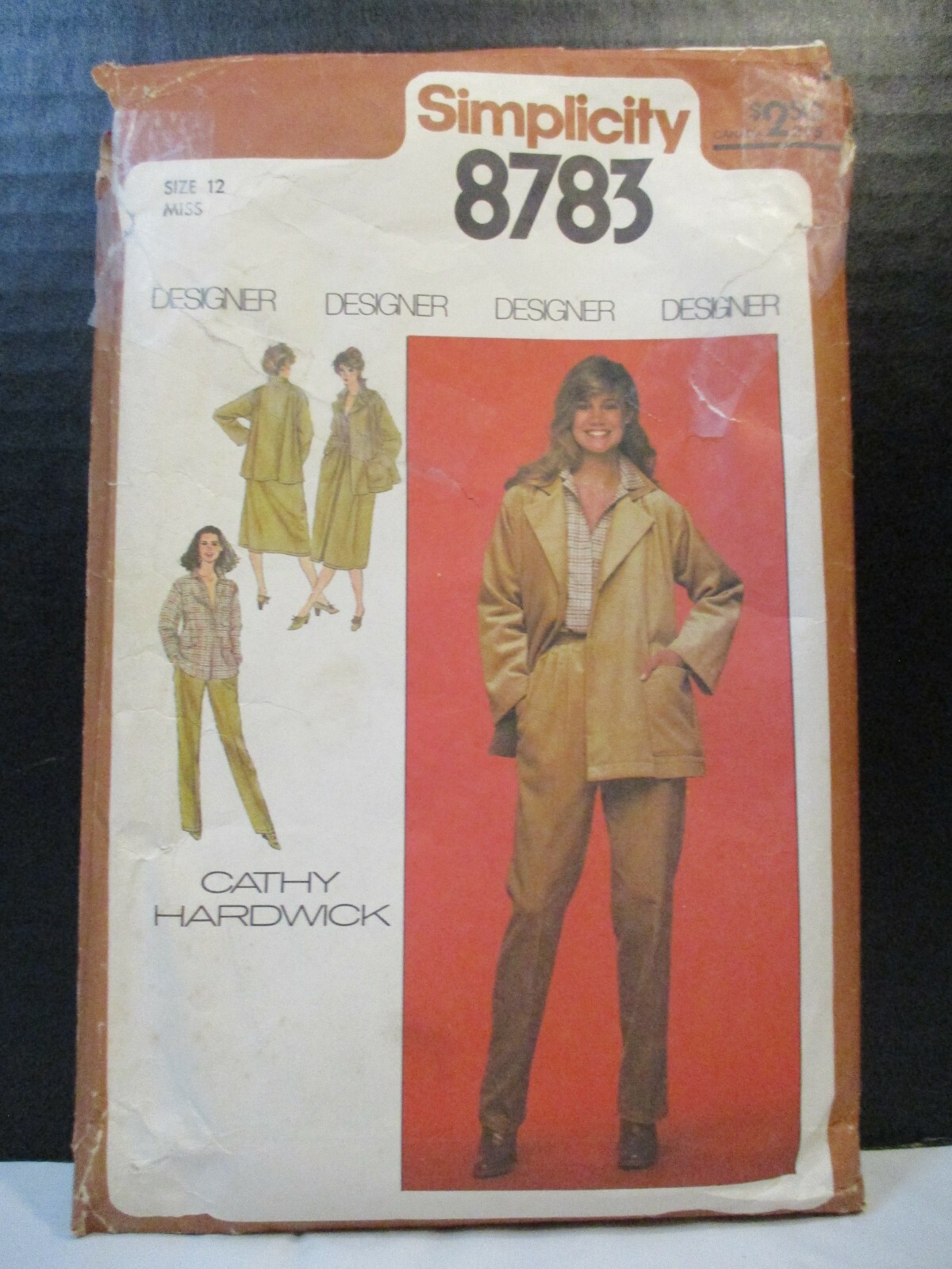 Simplicity Pattern 8783 Miss Size 12 Pullover Shirt Pants Skirt Unlined ...