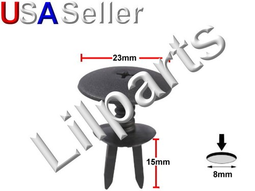 Plenum Push Type Nylon Clip Retainer Fastener VW Audi 1H0-819-055-C01C ...