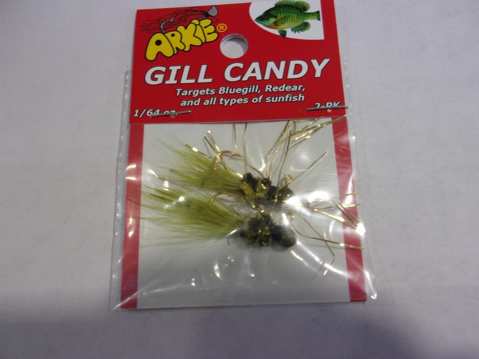 Arkie GILL CANDY panfish jigs 1/64 oz choose your colors! NIP | eBay