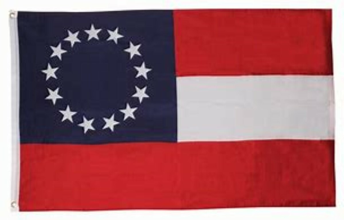 Rebel Flag With Moon Pic