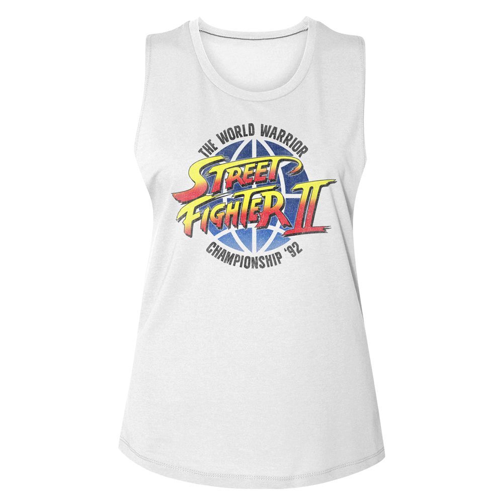 Pre-Sell Street Fighter Video Game Licensed Ladies Women's Muscle Tank ...