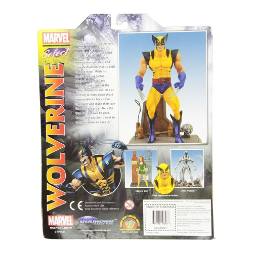 Diamond Select Toys 7 In Wolverine Action Figure with Deluxe Weapon X ...