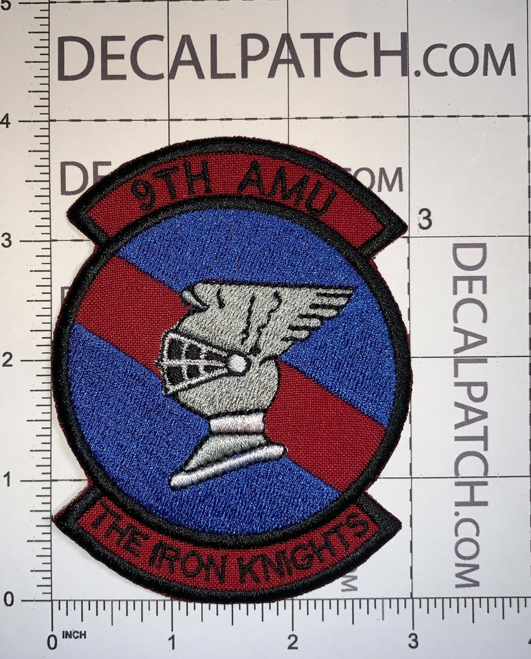 USAF 9th AMU The Iron Knights Patch Hook & Iron-On Repro New A504 | eBay