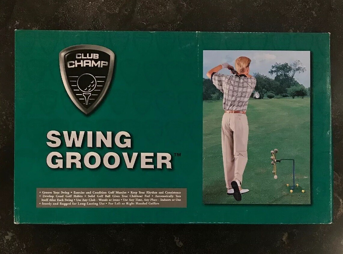 NIB CLUB CHAMP GOLF SWING GROOVER TRAINING PRACTICE AID FAST | eBay