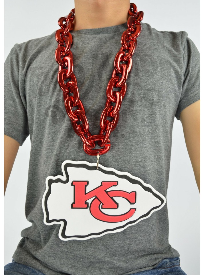 New NFL PICK YOUR TEAM Fan Chain Necklace Foam | eBay