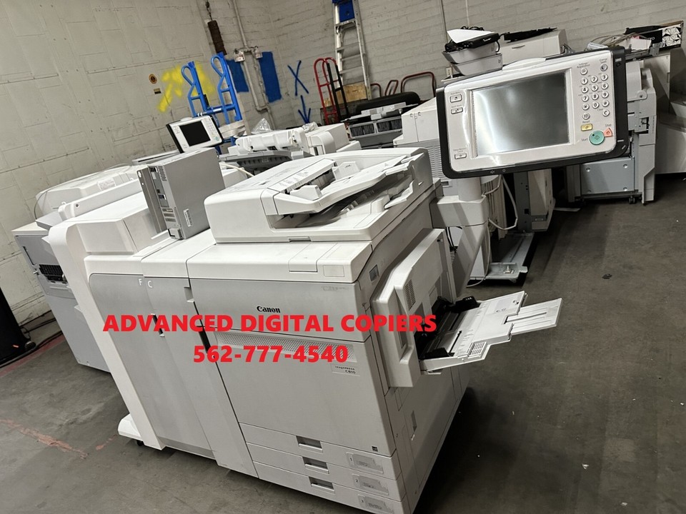CANON IMAGEPRESS C810 COLOR COPIER, FIN, SERVER FIERY, LOW METER | eBay