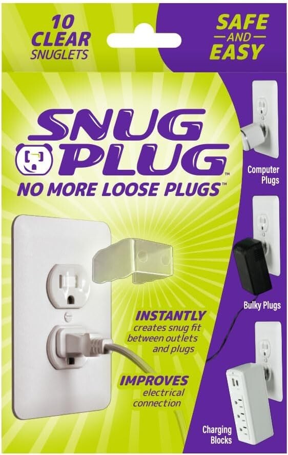 Snug Plug Your Loose Outlet Fix (10/Pack Clear) | eBay