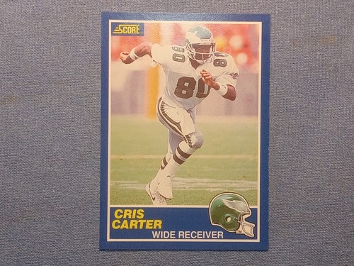CRIS CARTER SCORE ROOKIE BEAUTIFUL CARD!!! | eBay