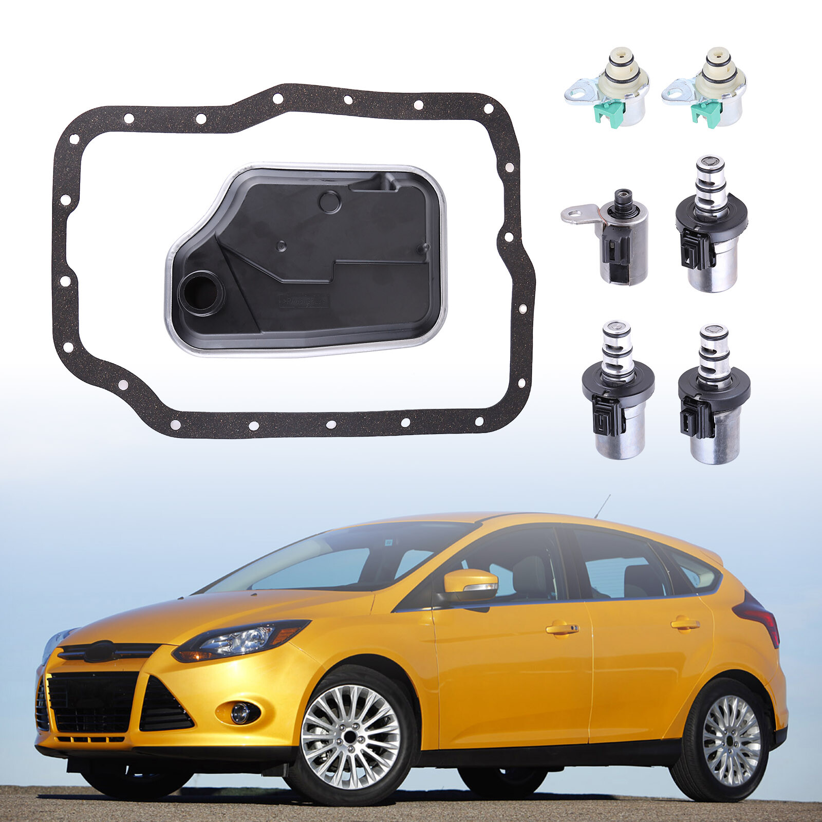 4F27E Transmission Solenoid Valve Gasket Filter Kit For Ford Transit ...
