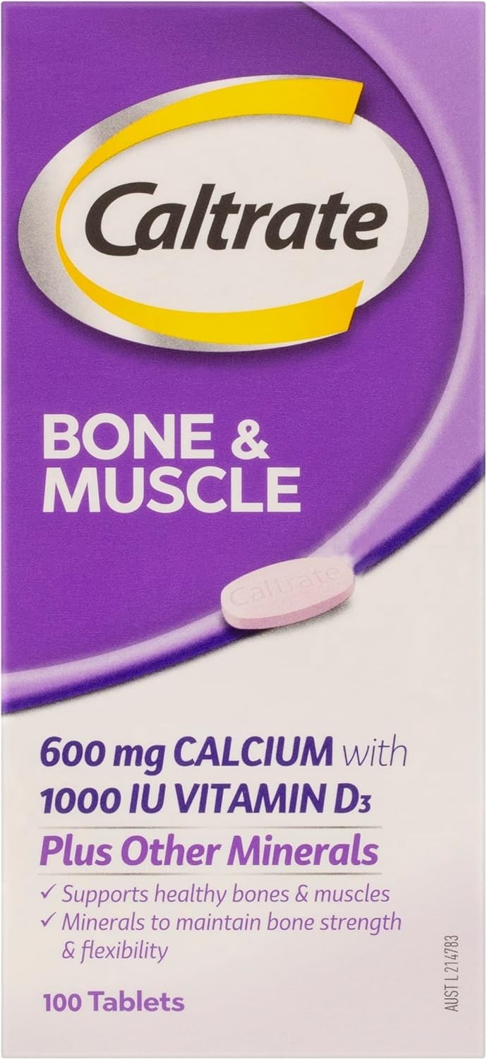 Caltrate Bone And Muscle Health Tablets, Multi 100 Count (Pack of 2 ...