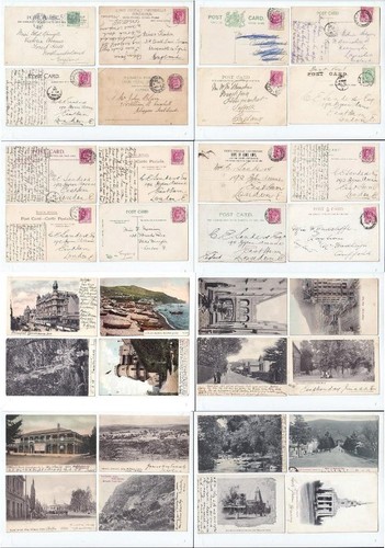 Cape of Good Hope South Africa, EDVII x 16 stamps on Postcards Various ...