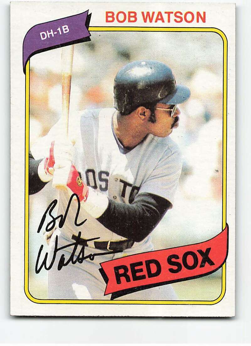 1980 Topps #480 Bob Watson EX/NM Red Sox ID:114439 | eBay