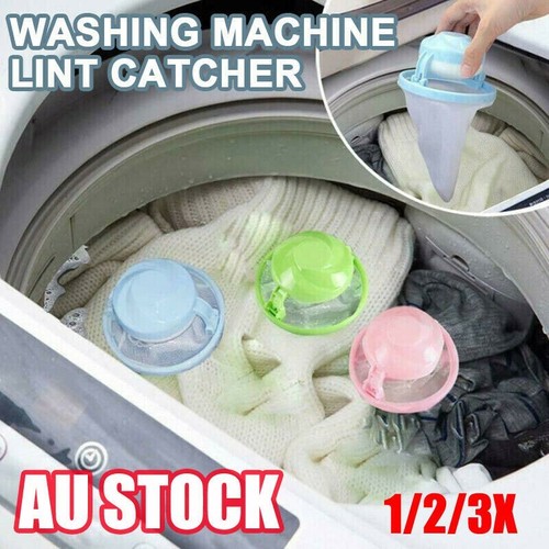 1~3XFloating Pet Fur Catcher Reusable Hair Remover Tool for Washing ...