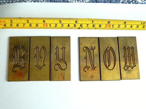 NEW HERMES ENGRAVING Engravograph Old English Font script letters set 2 ...