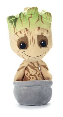 OFFICIAL MARVEL GUARDIANS OF THE GALAXY GROOT IN POT 12" PLUSH SOFT TOY ...