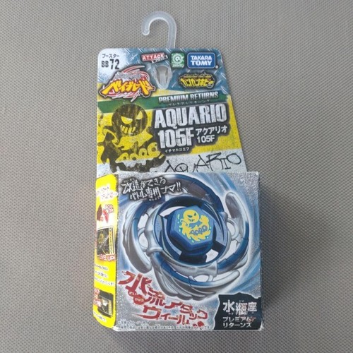 Beyblade Aquario 105F Aquarius Premium Returns Booster BB72 Toy, Light ...