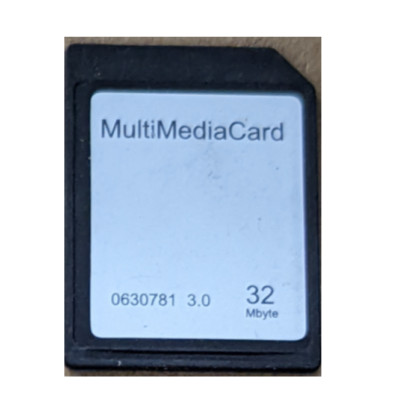 32MB MMC MultiMediaCard Memory Card MultiMedia 7 Pins Speicherkarten ...