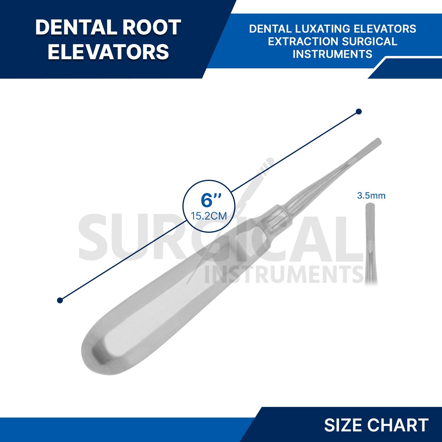 Dental Elevator # 46 Surgical Veterinary Instruments German Grade ...