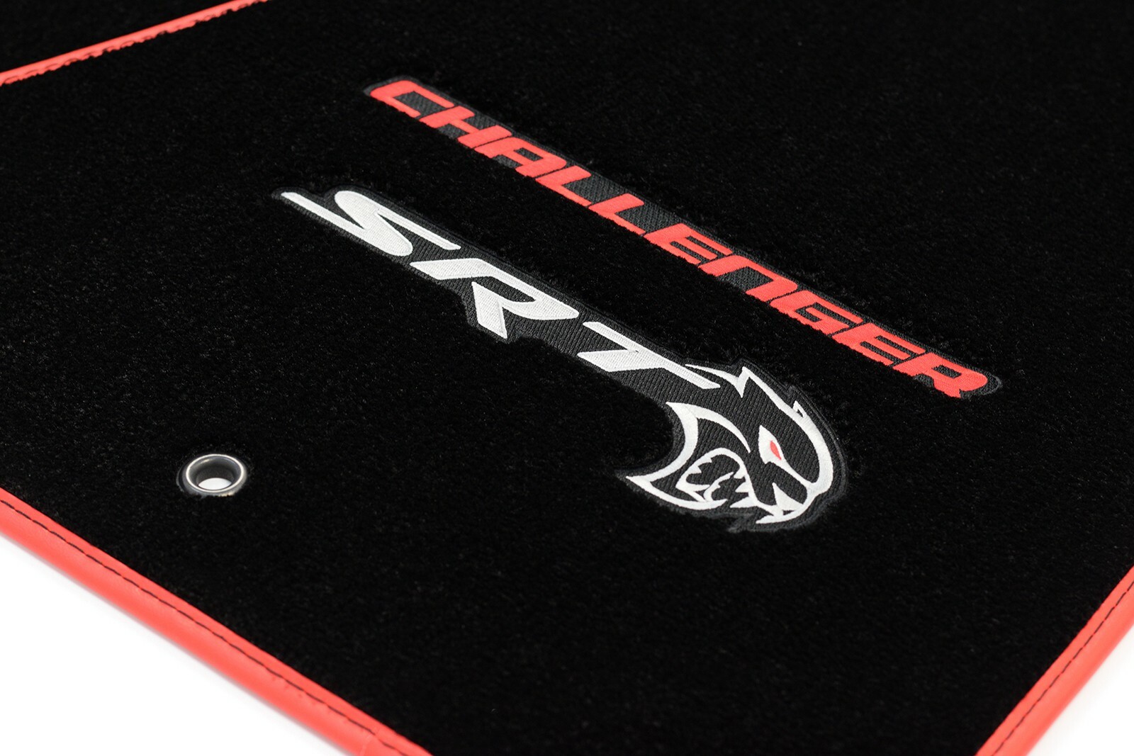 HELLCAT REDEYE Challenger SRT Floor Mats Dual Logos Nice Premium 32oz ...