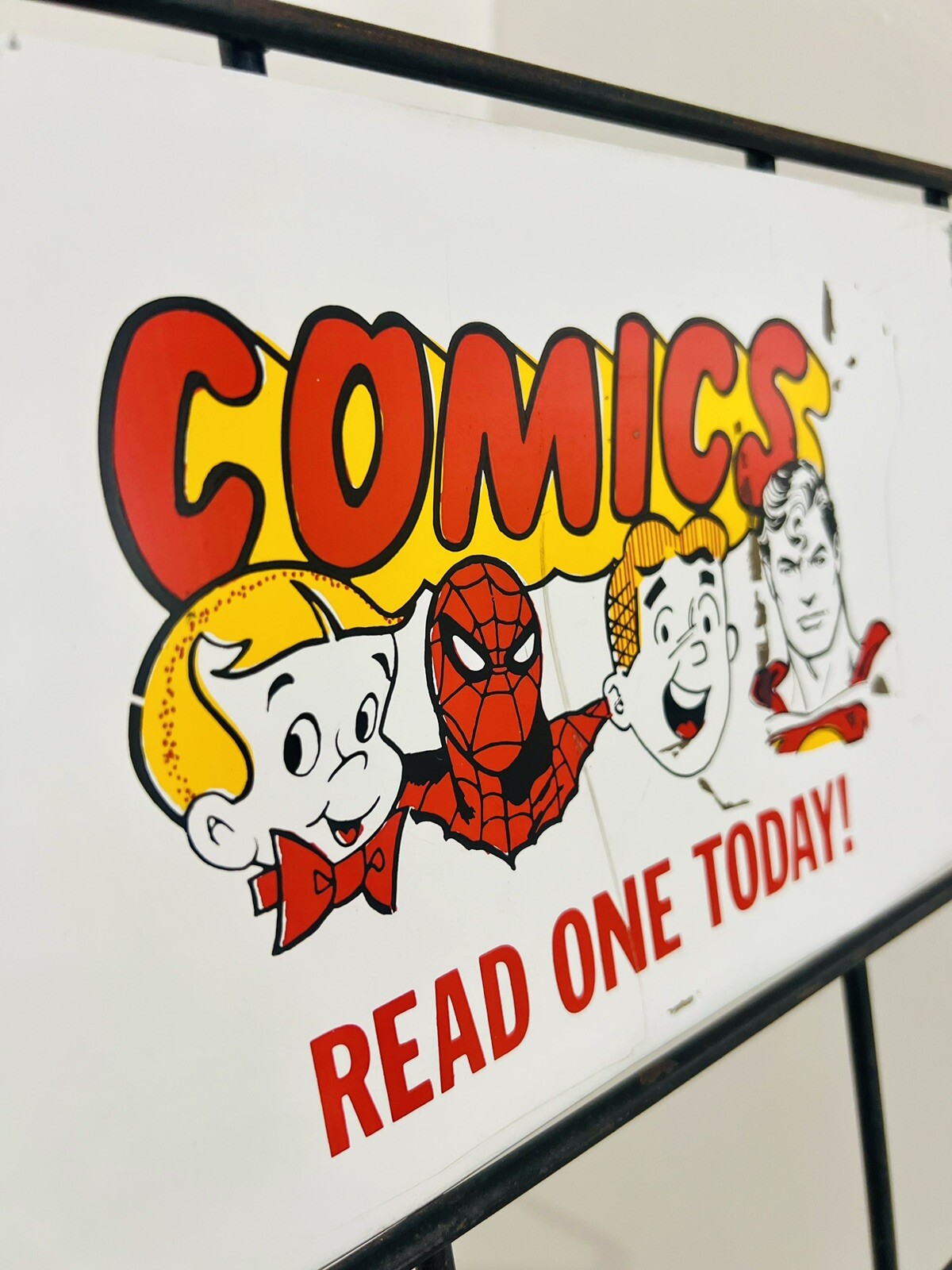 1960s Vintage Metal Comic Book Store Rotating Display Rack | eBay