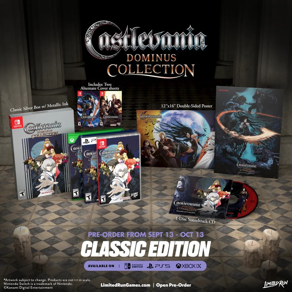 Castlevania Dominus Collection Classic Edition Nintendo Switch NEW 2 ...