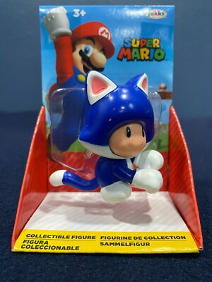 Super Mario Cat Toad Collectible Action Figure 2.5 Inch (Checklane ...