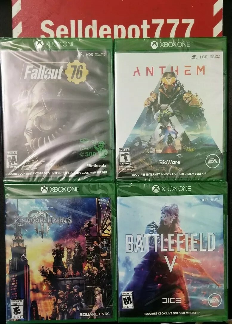 4 Brand New Xbox One Games Bundle | eBay
