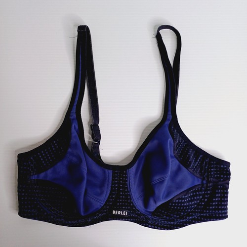 Berlei Bra 16B Blue Black Sports Soft Cup Underwire | eBay Australia
