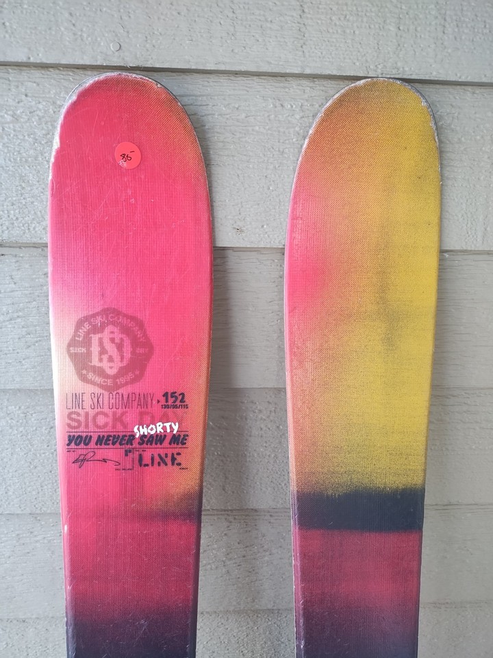 Line Sick Day All Mountain Skis Sz 152cm | eBay