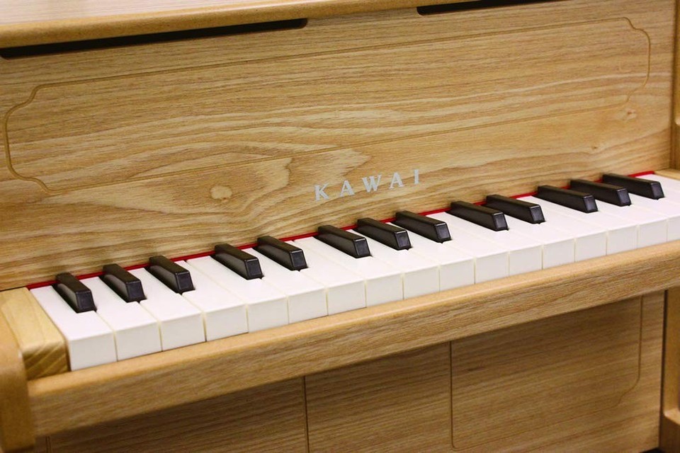 Kawai Upright Piano Mini Toy Piano 1154 Natural Wood 32 Keys F5-C8 for ...