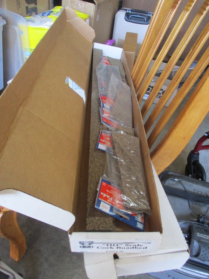 HO MIDWEST PRODUCTS TURN OUT PADS ROADBED 36IN SECTIONS ALSO W BOX NEW ...