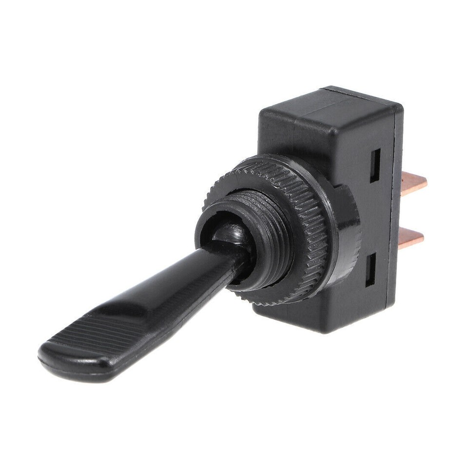 Black ON/OFF Toggle Flip Switch Universal DC 12V Car/Truck/Boat ...