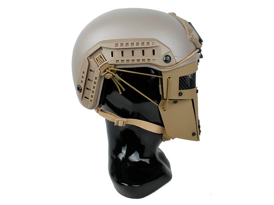 Tactical Steel Full Face Mask Shield Protector For ACH / MICH / FAST ...