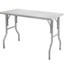 VEVOR Commercial Stainless Steel Work Table 48 x 24 Inch Folding Prep ...