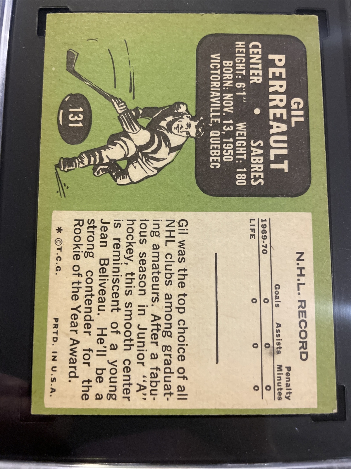 1970-71 Topps - #131 Gilbert Perreault (RC) for sale online | eBay