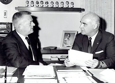 1964 Vintage Photo Owner of White Sox Arthur Allyn & Athletics Charlie ...